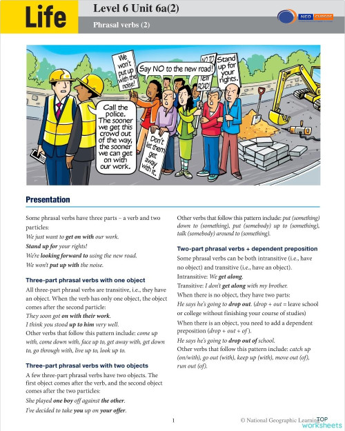 Level 6 Unit 6a(2). Interactive worksheet | TopWorksheets