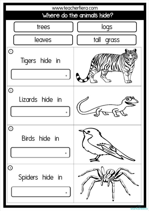 ENGLISH YEAR 1 UNIT 3 (EXERCISE 1). Interactive worksheet | TopWorksheets