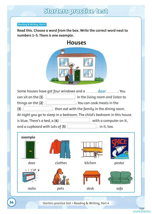 Interactive worksheets and online exercises in english | TopWorksheets