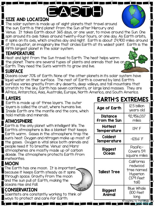 Earth Worksheet. Interactive worksheet | TopWorksheets