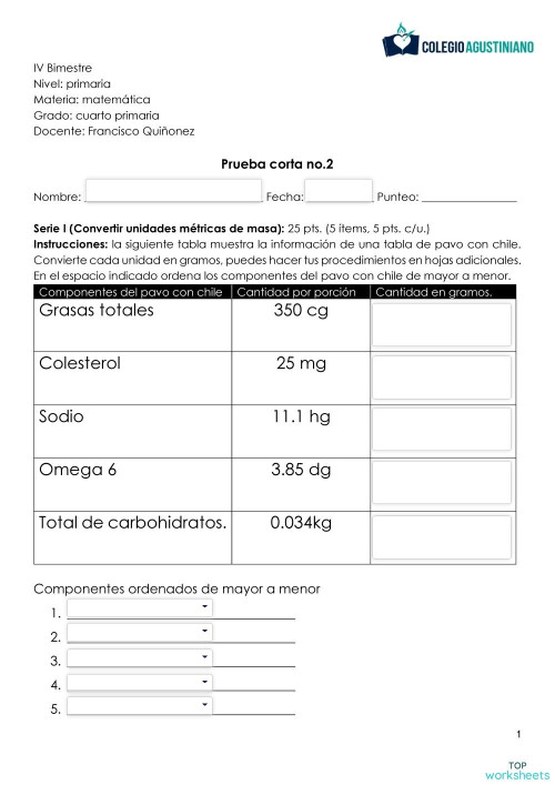 4b4 Corto 2 Ficha Interactiva Topworksheets