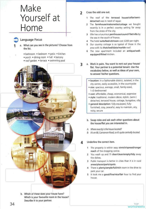 U4 Workbook. Interactive worksheet | TopWorksheets