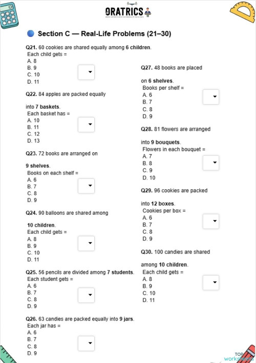 Grade 3 35 3. Interactive worksheet | TopWorksheets