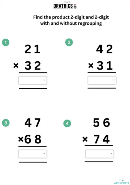 Column Addition TT. Interactive worksheet | TopWorksheets