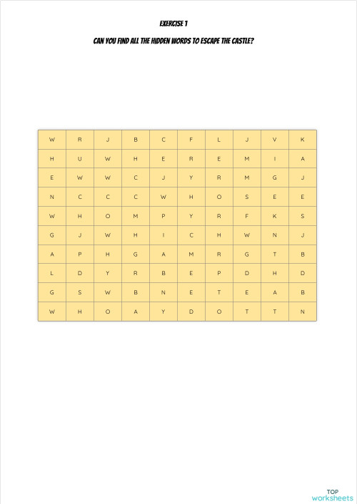 The Lost Treasure of Captain Quill. Interactive worksheet | TopWorksheets