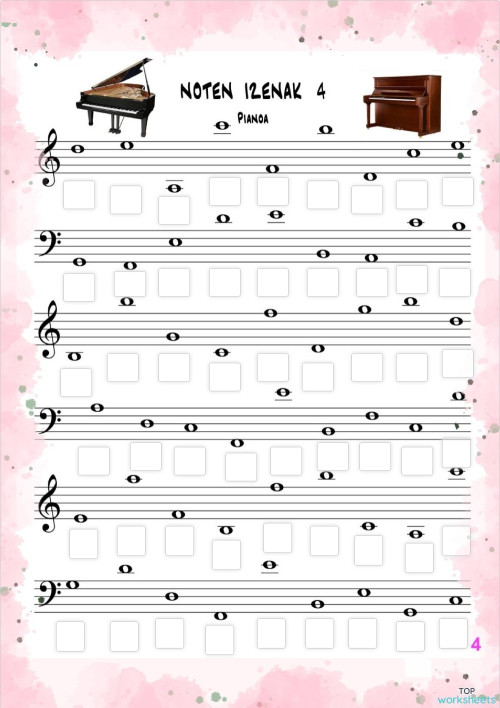 3. Maila PIANOA 4. Interactive worksheet | TopWorksheets
