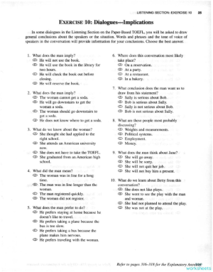 Listening practice iTEP. Interactive worksheet | TopWorksheets
