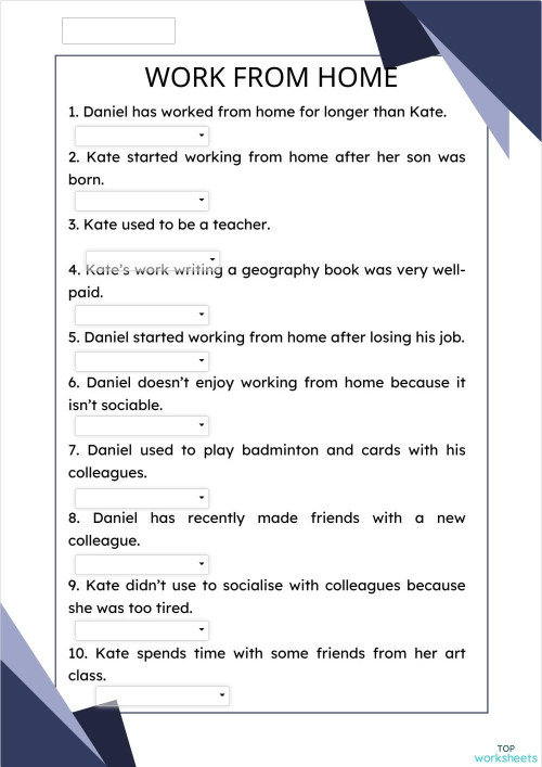 Listening Practice 2 Interactive Worksheet Topworksheets