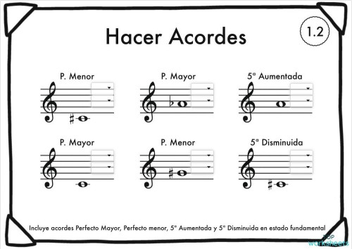 Intervalos (1). Ficha interactiva | TopWorksheets