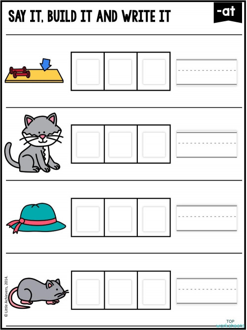Fun with phonics at family. Interactive worksheet | TopWorksheets