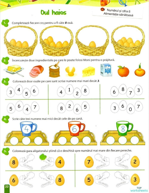 Interactive worksheets and online exercises in romanian | TopWorksheets