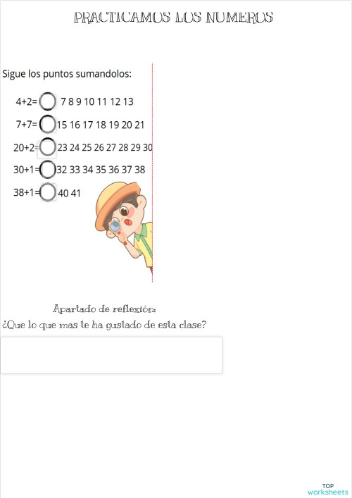 LABERINTO DE SUMAS Y RESTAS. Ficha interactiva | TopWorksheets