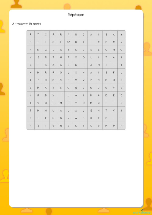 adosphère, p. 15. Interactive worksheet | TopWorksheets