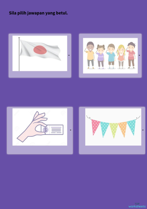 Interactive worksheets and online exercises in bahasa melayu | TopWorksheets