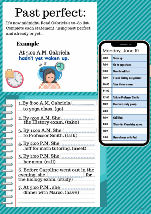 Past perfect. Interactive worksheet | TopWorksheets