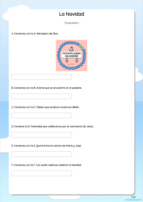 La Navidad. Ficha interactiva | TopWorksheets