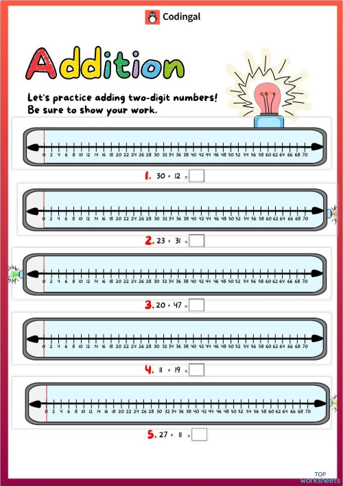 M_G01M07L22_WE01_Addition_of_Two-Digit_Numbers(Without_Regrouping)_5. Interactive worksheet ...