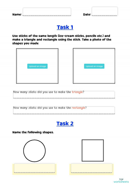 Science Shapes. Interactive worksheet | TopWorksheets
