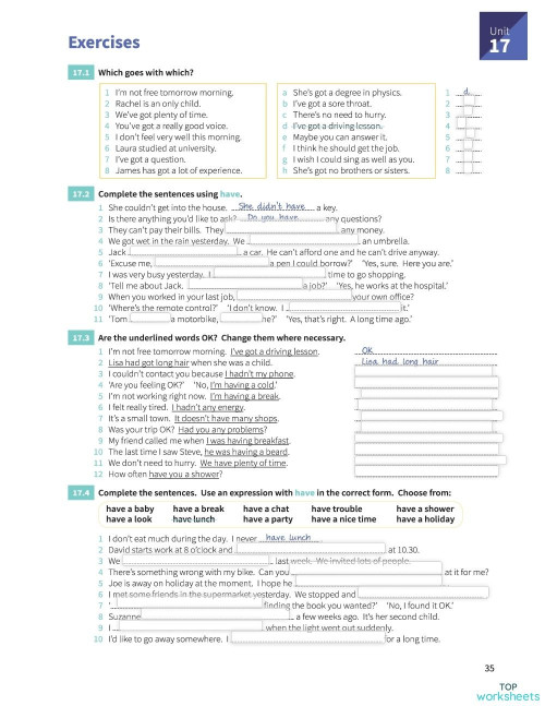 Anglais: interactive worksheets and online exercises | TopWorksheets
