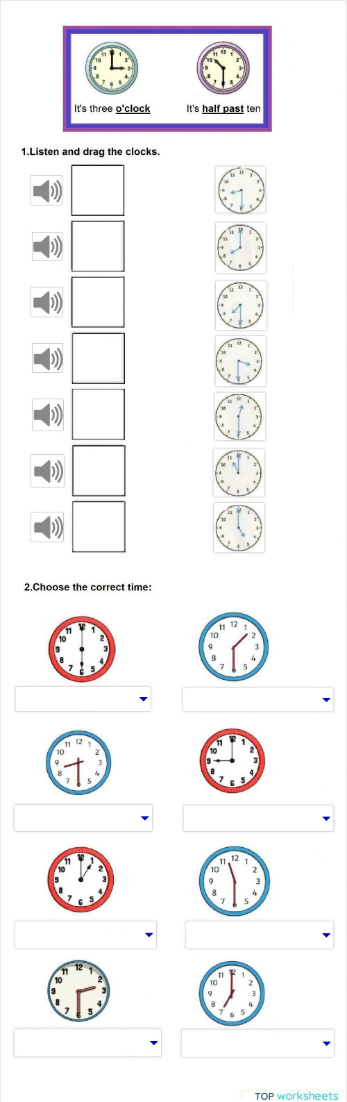 Other: interactive worksheets and online exercises | TopWorksheets