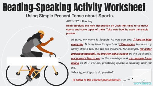 Sports- Simple Present: interactive worksheets and online exercises ...
