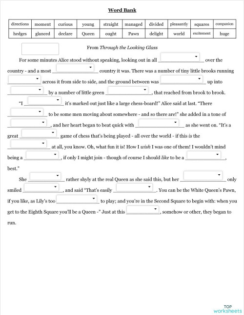 5th Grade Context Clues 3. Interactive worksheet | TopWorksheets