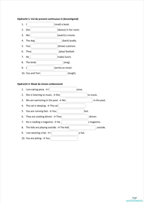 a / an oefeningen. Interactief werkblad | TopWorksheets