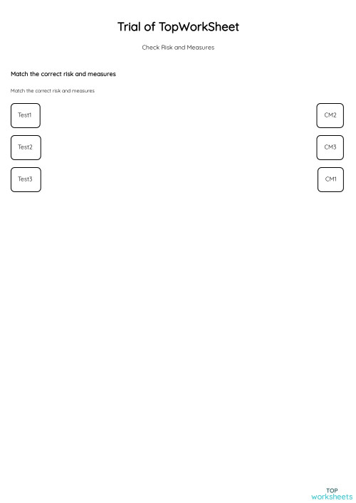 Trial of TopWorkSheet. Interactive worksheet | TopWorksheets