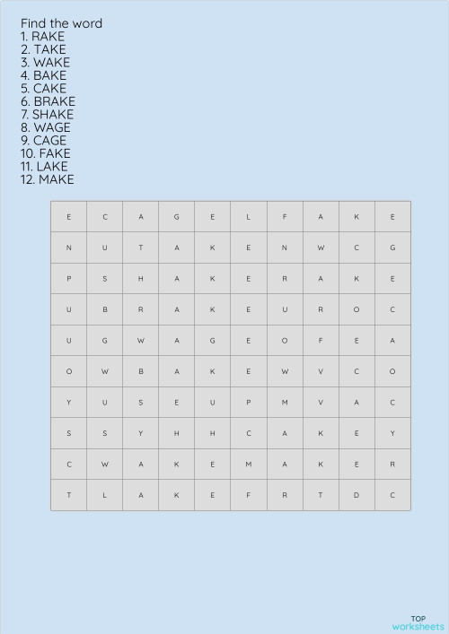 Lesson LVA4 (Level 1). Interactive worksheet | TopWorksheets