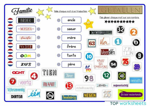 Interactive worksheets and online exercises in dutch | TopWorksheets