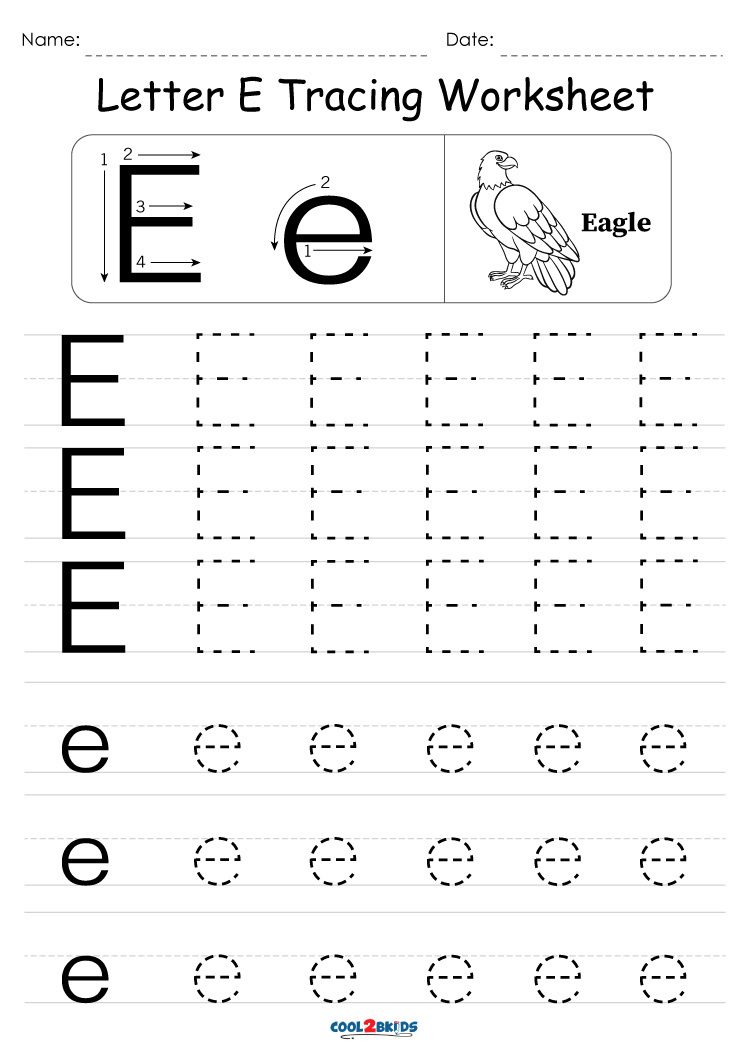 Letter Ee Worksheet. Interactive worksheet | TopWorksheets