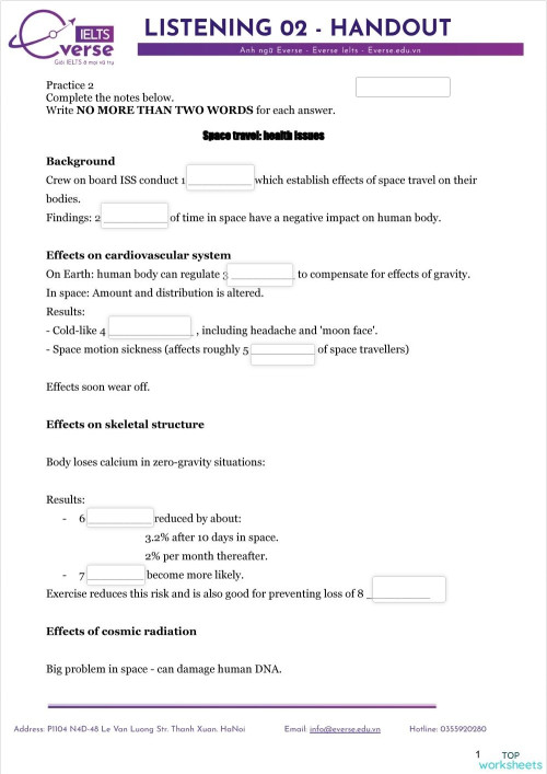[LAUNCHING] - HOMEWORK LISTENING 2. Interactive worksheet | TopWorksheets