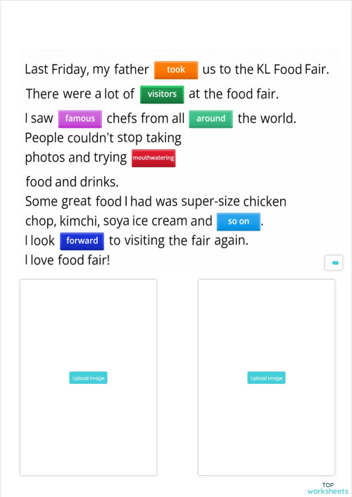 Get Smart 4 - Unit 5 - Model Essay - Cloze Text. Interactive worksheet ...