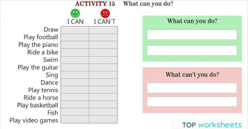 KB109 Section 2 Activity 15. Interactive worksheet | TopWorksheets