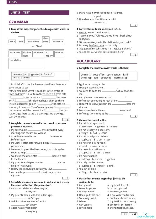 Outcomes unit 3. Interactive worksheet | TopWorksheets