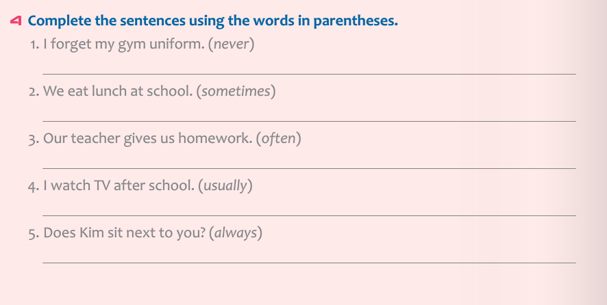 Simple present 5th grade pg 24 - 25. Ficha interactiva | TopWorksheets