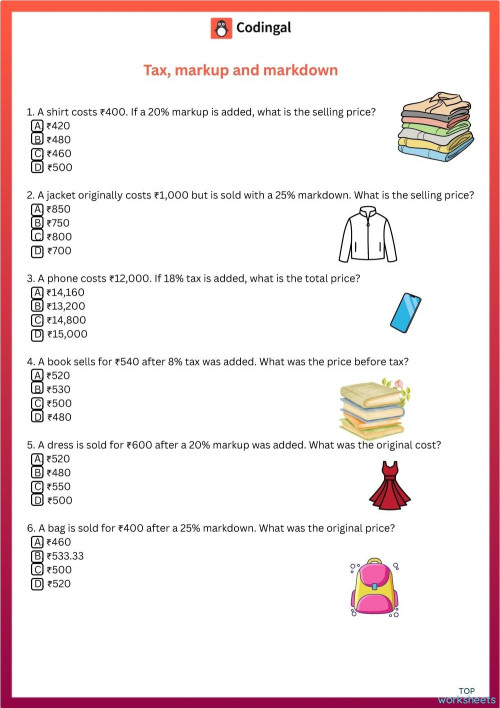 Money: interactive worksheets and online exercises | TopWorksheets