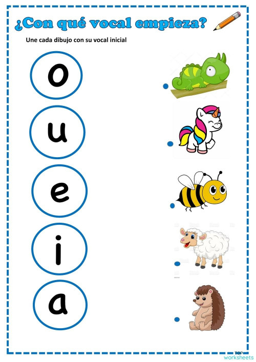 fichas para niños. Ficha interactiva | TopWorksheets