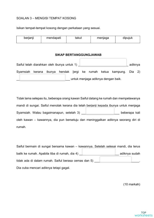 SBA 1 (PART 2). Interactive worksheet | TopWorksheets