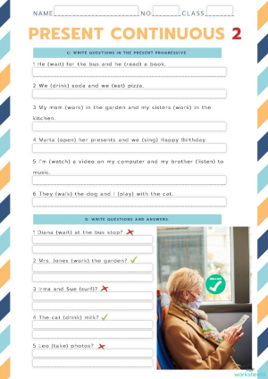 Present continuous 2. Interactive worksheet | TopWorksheets