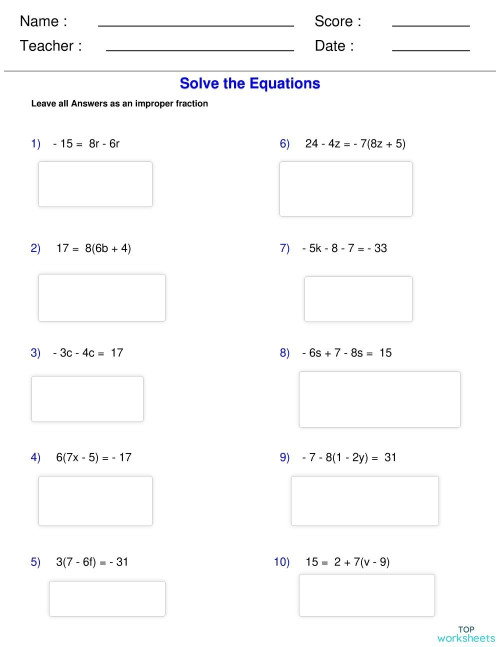 Ed Support Math Monday 10-3. Interactive worksheet | TopWorksheets