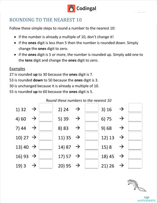 M_G02M04L17_WE01_ Rounding to the nearest 10. Interactive worksheet ...