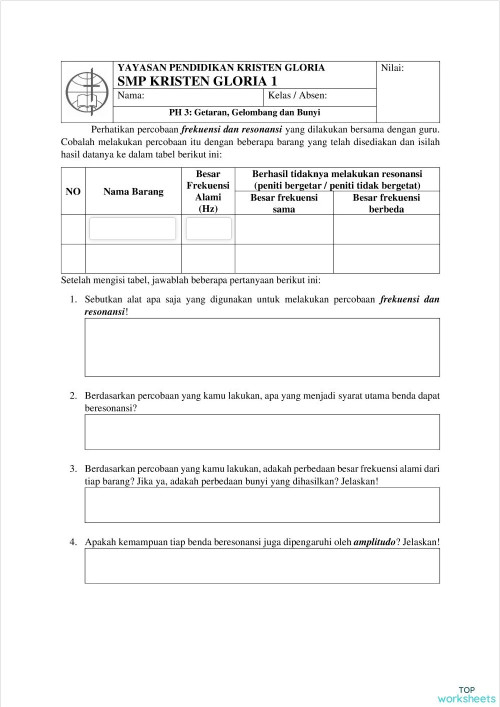 test 1234567. Interactive worksheet | TopWorksheets