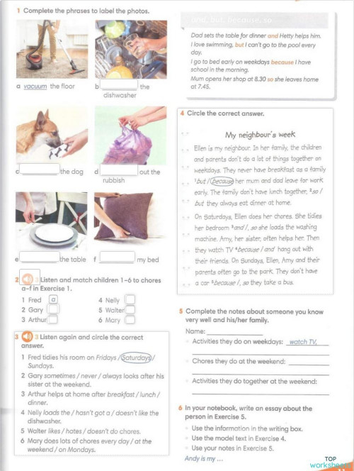 Listening: interactive worksheets and online exercises | TopWorksheets
