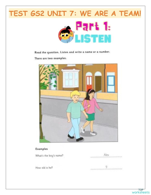GS2_UNIT 7_REVIEW AND TEST. Interactive worksheet | TopWorksheets