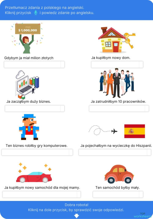 Interactive worksheets and online exercises in polish | TopWorksheets