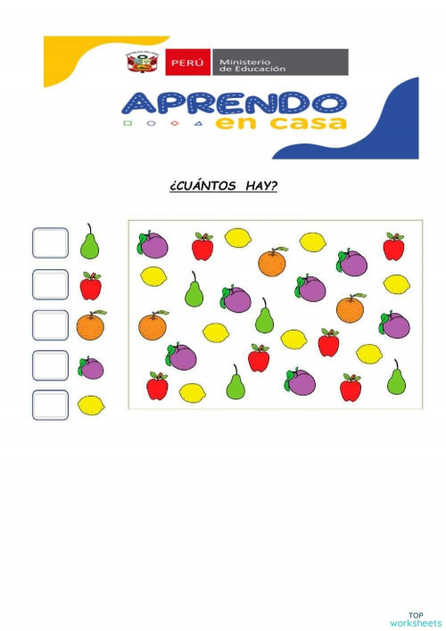 CUANTOS HAY. Ficha interactiva | TopWorksheets