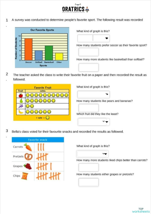 Math: interactive worksheets and online exercises | TopWorksheets