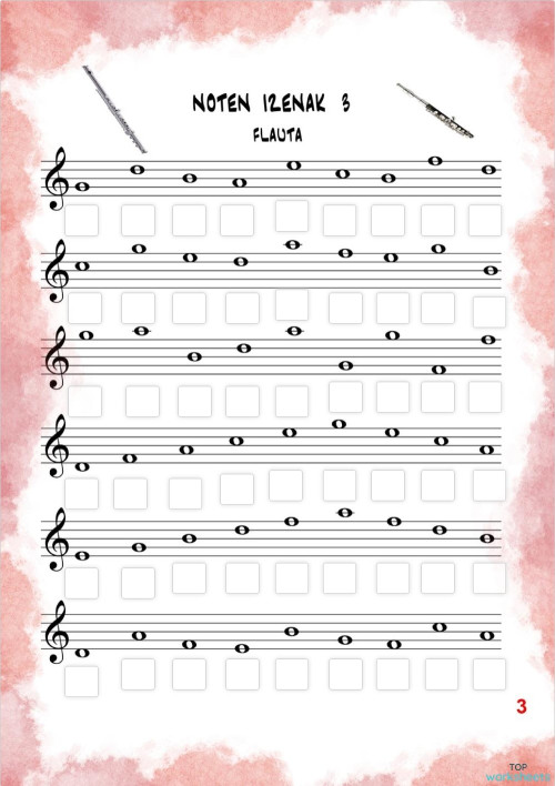 4. Maila FLAUTA 3. Interactive worksheet | TopWorksheets