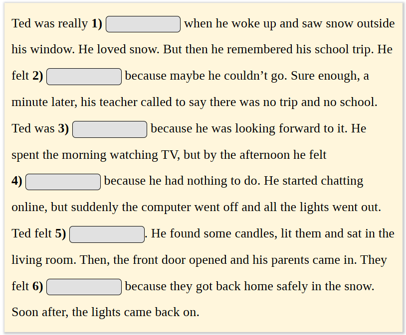 Character/Feelings A2 Vocabulary. Interactive worksheet | TopWorksheets